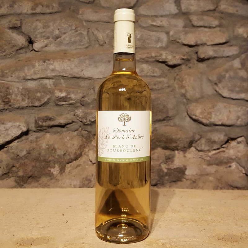 Blanc de Bourboulenc vin bio : achat direct et livraison à domicile